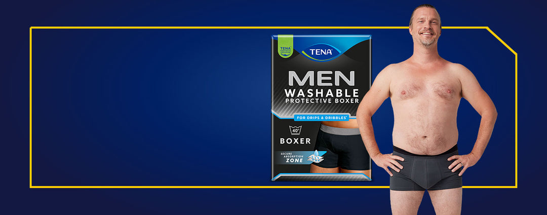 Slips d’incontinence absorbants lavables homme – TENA